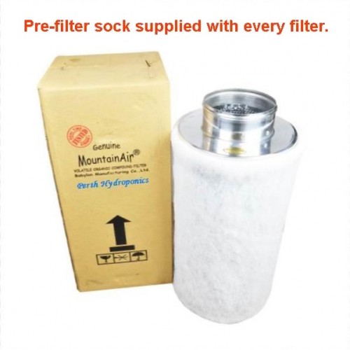 Carbon Filter - Mountain Air - 100 x 400mm - Suit Grow Room to 400w ...